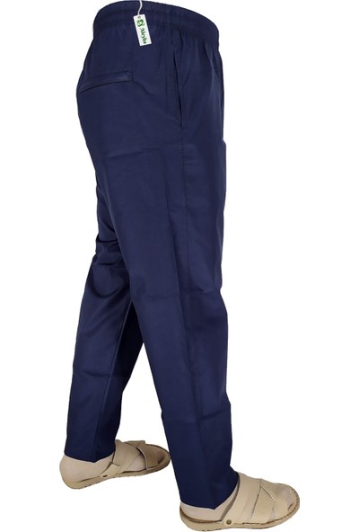 Aleyha Erkek Şalvarı Keten Kumaş Lacivert Renkli 2 Aleyha Erkek Şalvarı Keten Kumaş Lacivert Renkli 2