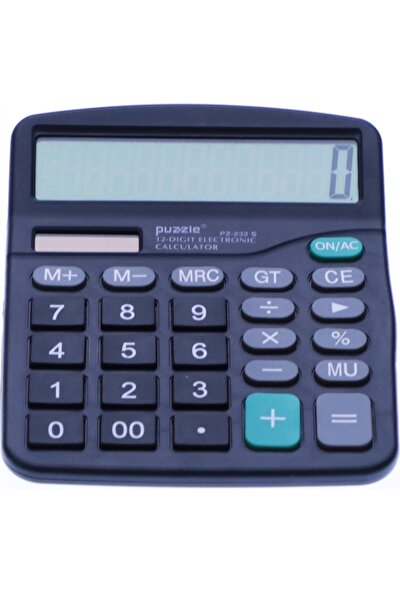 Puzzle 12 Haneli Hesap Makinesi PZ-232 S