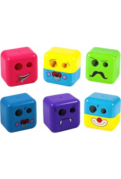 Adel Emojili Çift Hazneli Kalemtıraş