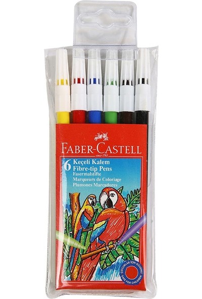 Faber-Castell Faber Castell 6'lı Keçeli Kalem