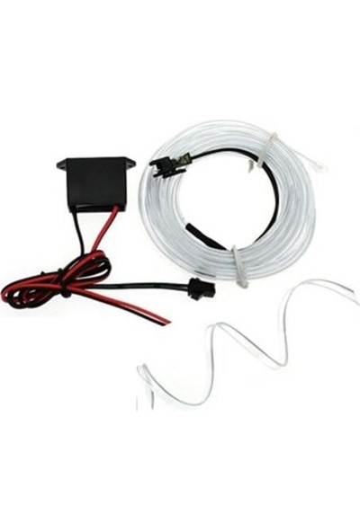 Btm Otomotiv Araç Içi Neon Ledi Ip LED Torpido Ledi Beyaz 2 M