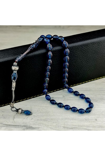 İnan Tesbih Ateş-I Kehribar 1000 Ayar Gümüş Kazazlı Tesbih İnan Tesbih Ateş-I Kehribar 1000 Ayar Gümüş Kazazlı Tesbih