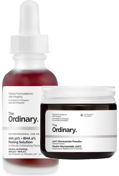 The Ordinary Kırmızı Peeling + 100% Niacinamide Powder 20 gr