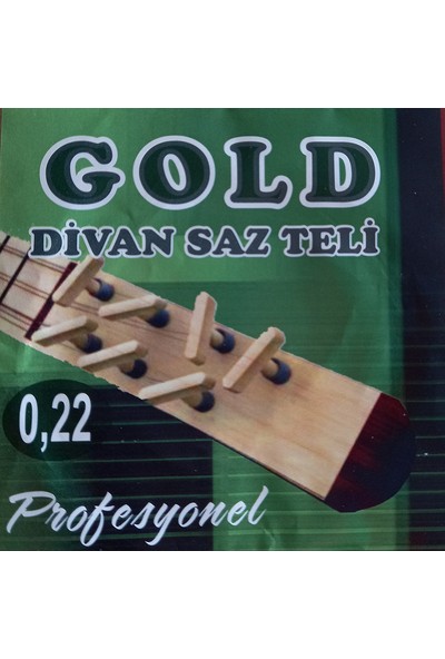 Gold GD22C Takım Tel Divan Saz Teli 022