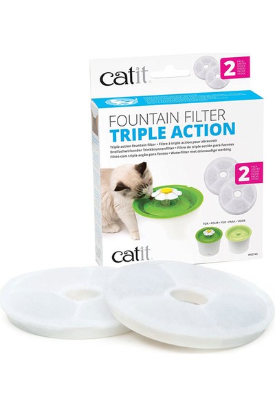 Catit Kedi Suluğu Filtresi 2 Li #43742W, 55600