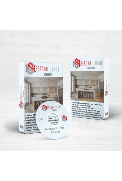 Serdar Hakan Akademi Interior 3D Rendering With 3ds Max + Corona – The Quickest Way – Ingilizce