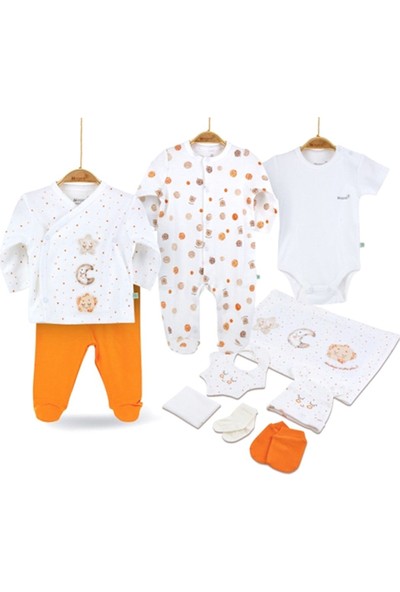 Bibaby Organik Hastane Çıkışı 10LU Star Smile Turuncu