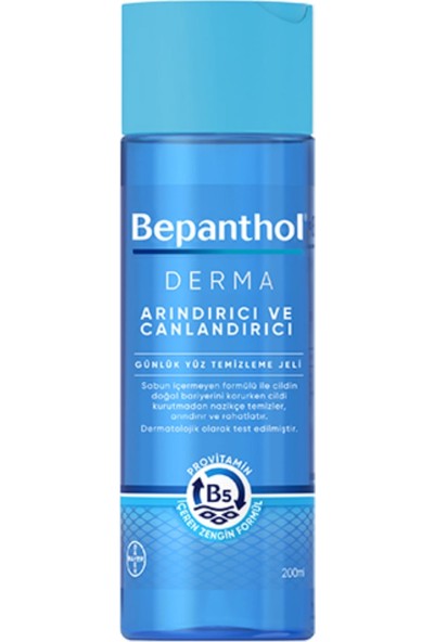 Bepanthol Derma Arındırıcı & Canlandırıcı Günlük Yüz Temizleme Jeli 200ml L Kuru Ve Hassas Ciltler Bepanthol Derma Arındırıcı & Canlandırıcı Günlük Yüz Temizleme Jeli 200ml L Kuru Ve Hassas Ciltler