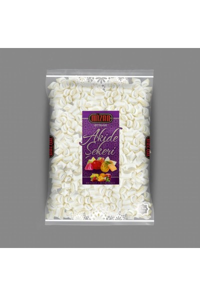 Mizan 400 gr Beyaz Naneli Akide Şekeri Mizan 400 gr Beyaz Naneli Akide Şekeri