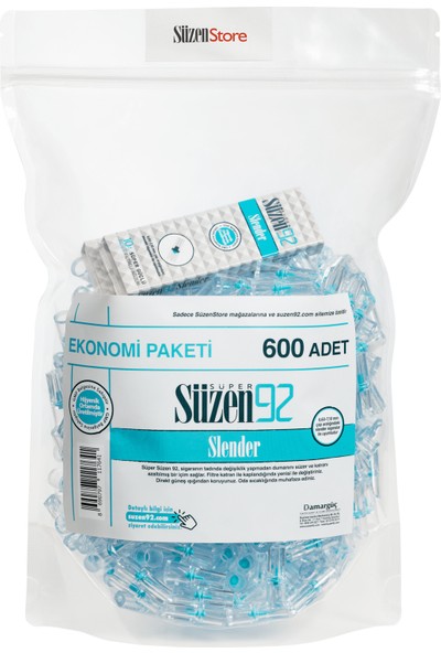 Süzen 92 Slender Filtre 600’LÜ Süzen 92 Slender Filtre 600’LÜ