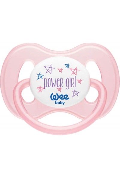 Wee Baby 159 Damaklı Kelebek Emzik 6-18 Ay Pembe
