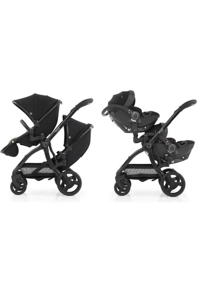 Egg Egg2® Özel Seri Ikiz Travel Set - Just Black