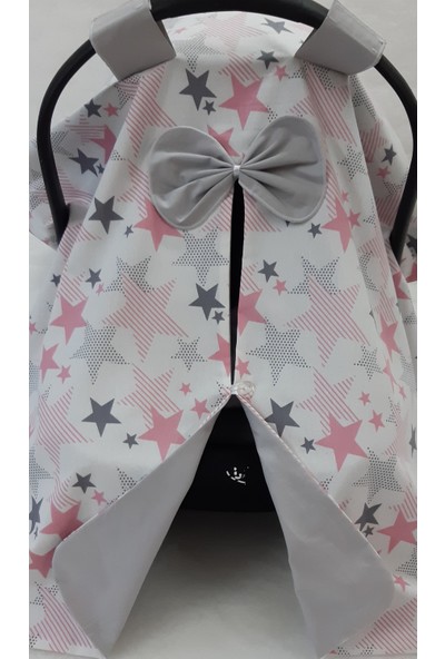 Baby Meyra Yıldızlı Puset Örtüsü Baby Meyra Yıldızlı Puset Örtüsü