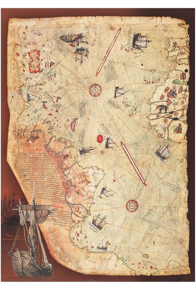 Keskin Color 1000 Puzzle Piri Reis Haritası Keskin Color 1000 Puzzle Piri Reis Haritası