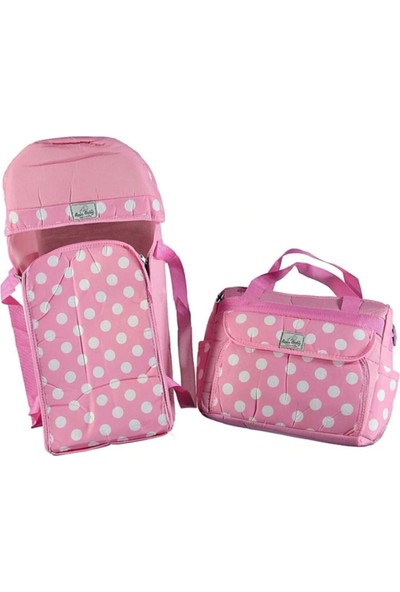Başak Çocuk Giyim 253026 Puantiyeli Ikili Taşıma Seti - Pembe - Standart