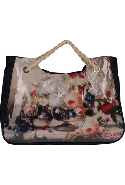 Zigga 05085 Kokteyl-7 Büyük Boy Kadın Ipli Plaj Çantası