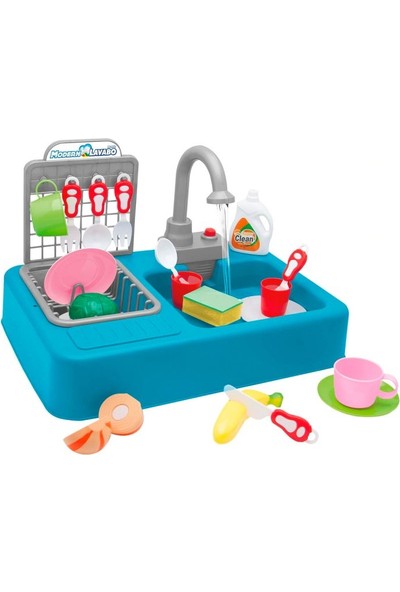 Duyu Market Modern Pilli Lavabo Mavi - 7010 Duyu Market Modern Pilli Lavabo Mavi - 7010