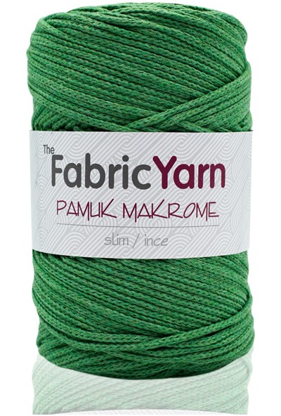 Elma Yeşil Pamuk Makrome Ince Ip Elma Yeşil Pamuk Makrome Ince Ip