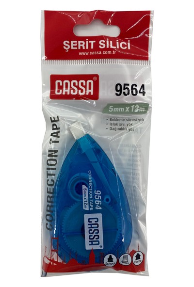 Cassa 9564 Şerit Silici Düzeltici 5 mm x 12 m Cassa 9564 Şerit Silici Düzeltici 5 mm x 12 m