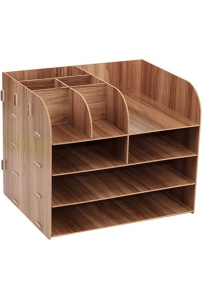 Bizim Atölye A4 Evrak Rafı Masa Üstü Düzenleyici Organizer Kırtasiye Ofis Dosya Düzenleyici Organizer-4