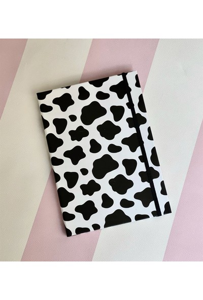Lolla Box İnek Tasarımlı Lastikli Defter