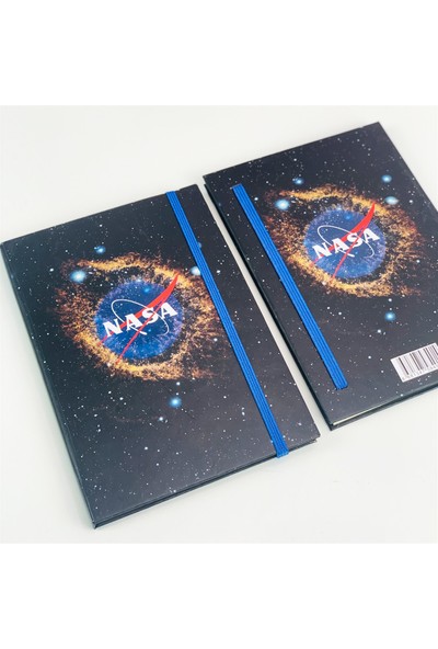 Lolla Box Nasa Tasarımlı Lastikli Defter Lolla Box Nasa Tasarımlı Lastikli Defter