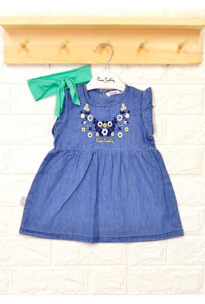 Pierre Cardin Bandanalı Kot Elbise 302249