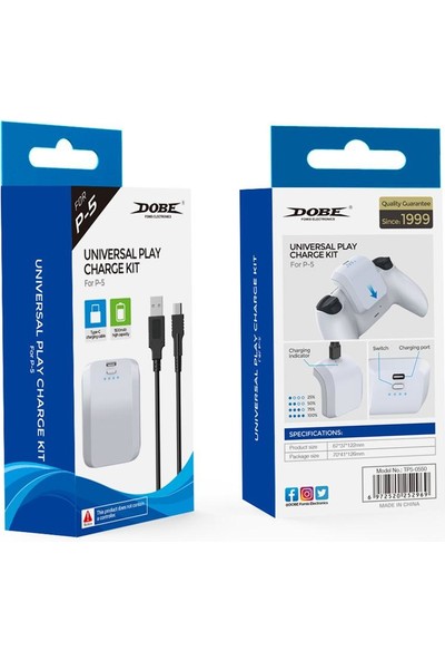 Dobe Ps5 Dualsense Pil Batarya Pack Playstation 5