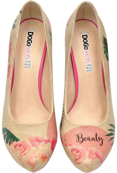 Dogo Beauty / Tasarım Baskılı Vegan / High Heels Topuklu Kadin Ayakkabi Dogo Beauty / Tasarım Baskılı Vegan / High Heels Topuklu Kadin Ayakkabi