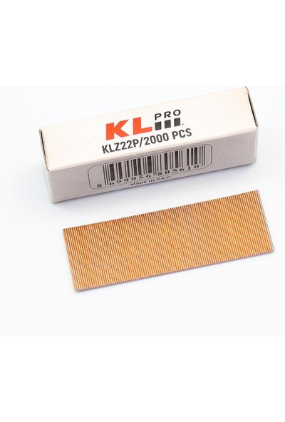 Klpro 22MM Havalı Çivi Tabanca Çivisi Başsız 2000 Adet KLZ22P