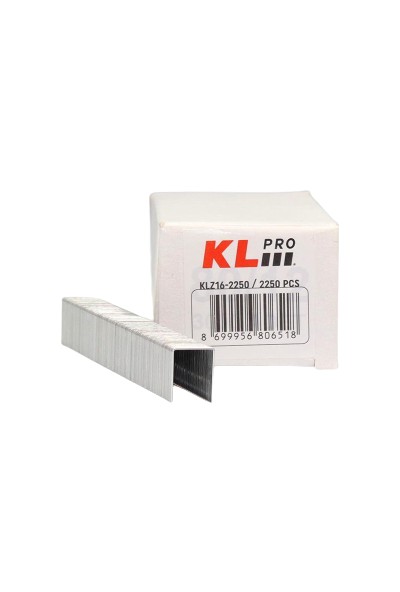 Klpro 16MM Havalı Zımba Tabanca Zımbası 2250 Adet KLZ16