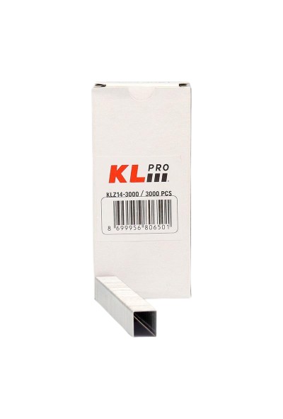 Klpro 14MM Havalı Zımba Tabanca Zımbası 3000 Adet KLZ14 Klpro 14MM Havalı Zımba Tabanca Zımbası 3000 Adet KLZ14