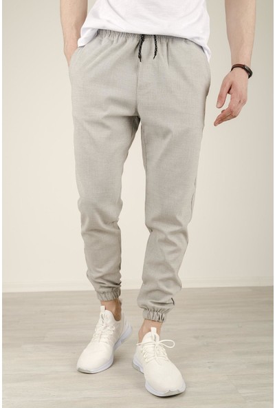 Wendy Paçası ve Beli Lastikli Erkek Jogger Pantolon