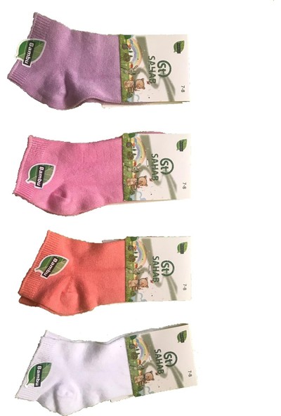 Sahab 12 Çift Dikişsiz Kız Çocuk Bambu Patik Çorap Sahab 12 Çift Dikişsiz Kız Çocuk Bambu Patik Çorap