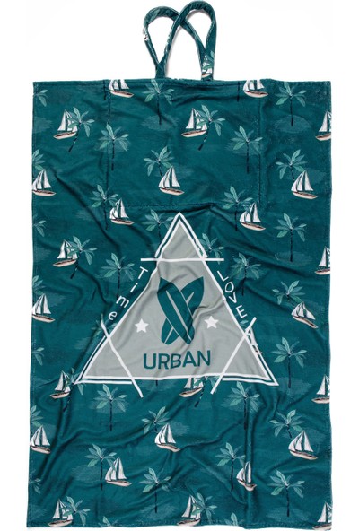Hamur Plaj Havlusu 100 x 150 cm. Çantalı Hamur Plaj Havlusu Urban