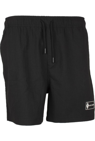 Skechers Swimwear M 5 inch Short Erkek Siyah Deniz Şortu - S211734-001