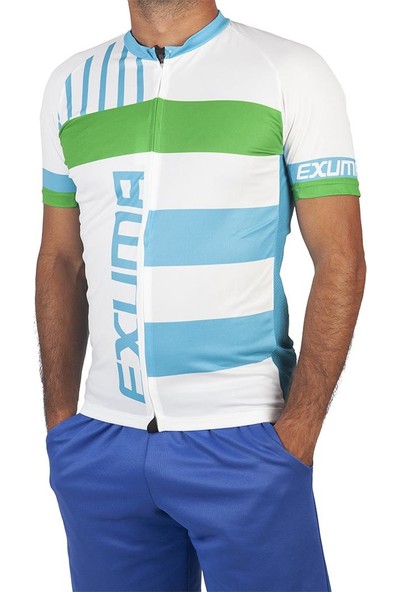 Exuma 181200 Erkek Turkuaz Bisiklet Forması Exuma 181200 Erkek Turkuaz Bisiklet Forması