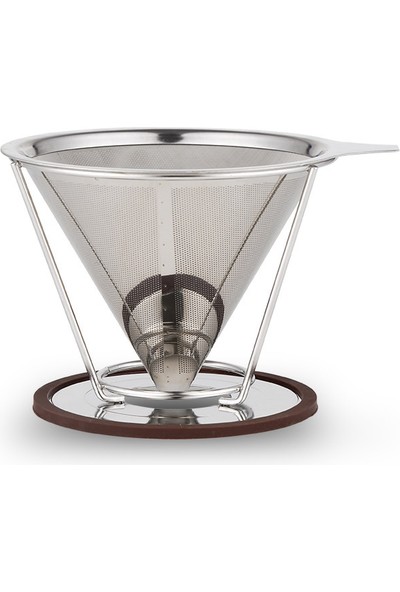 Wf V60 Çelik Kahve Demleme Kupa Üstü Ayaklı Dripper CIN309 Wf V60 Çelik Kahve Demleme Kupa Üstü Ayaklı Dripper CIN309