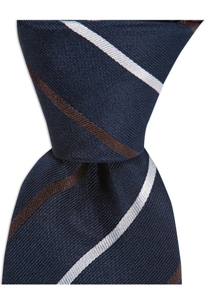 1001 Kravat Lacivert Çizgili 8 cm Genişliğinde Ipek Kravat 1001 Kravat Lacivert Çizgili 8 cm Genişliğinde Ipek Kravat