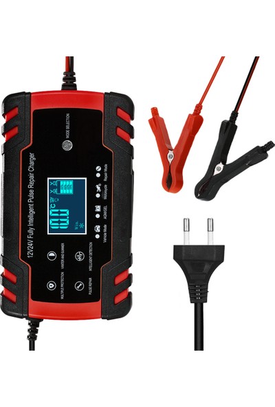 Generic 12 V LCD Ekran ile 24 V Darbe Tamir Şarj Motosiklet (Yurt Dışından)