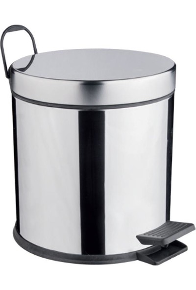Maxiflow Maxıflow 5 Lt Krom Micro Pedallı Çöp Kovası Maxiflow Maxıflow 5 Lt Krom Micro Pedallı Çöp Kovası