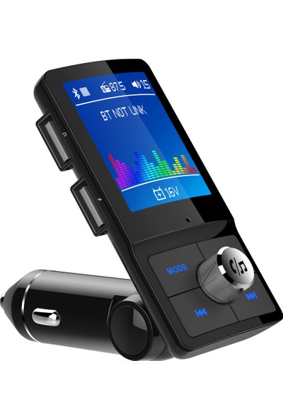 Bluetooth 1,8 İnç Renkli Ekran Araç Mp3 Çalar-Şarj BC45 (Yurt Dışından) Bluetooth 1,8 İnç Renkli Ekran Araç Mp3 Çalar-Şarj BC45 (Yurt Dışından)