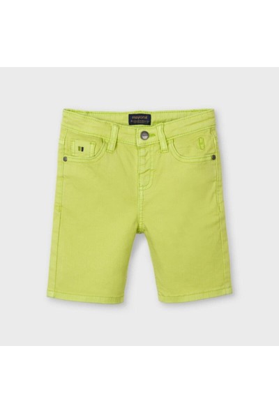 Mayoral Küçük Erkek Çocuk Yeşil Denim Bermuda 3228
