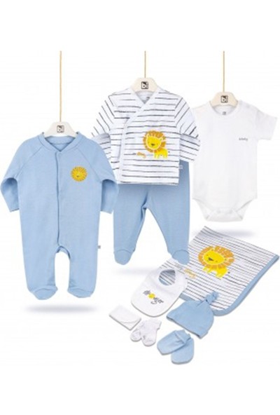 Bibaby Hastane Çıkışı 10LU Baby Lion Mavi Bibaby Hastane Çıkışı 10LU Baby Lion Mavi