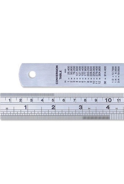 Aydal A 0326 Çelik Cetvel 2000 x 40 x 2,00 mm / 80 Inch