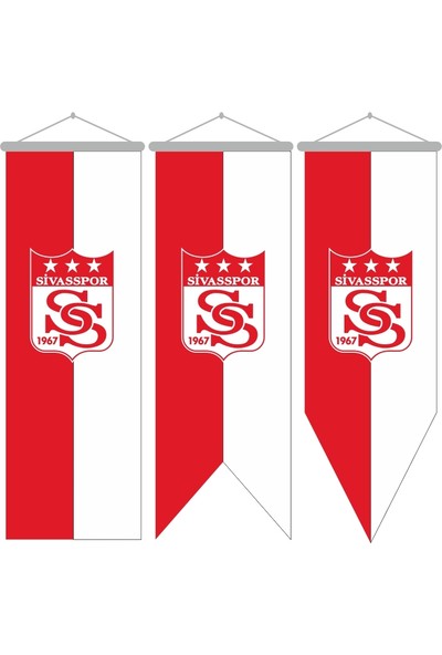 Bayrak Online Sivasspor Kırlangıç Bayrağı 75 x 200 cm