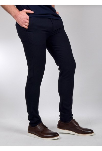 Mavimoure Erkek Slim Fit Keten Pantolon