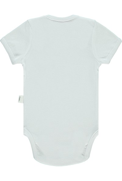 Civil Baby Bebek Çıtçıtlı Badi 1-18 Ay Beyaz