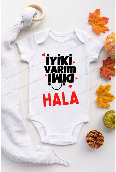 Limon Unisex Bebek Beyaz Iyi Ki Varım Dimi Hala Desenli Kısa Kol Body Limon Unisex Bebek Beyaz Iyi Ki Varım Dimi Hala Desenli Kısa Kol Body