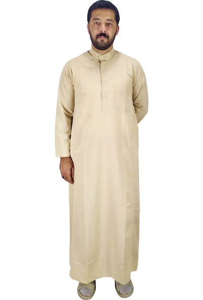 Aleyha Erkek Cellabiye-Fistan Bej Rengi 1 Aleyha Erkek Cellabiye-Fistan Bej Rengi 1